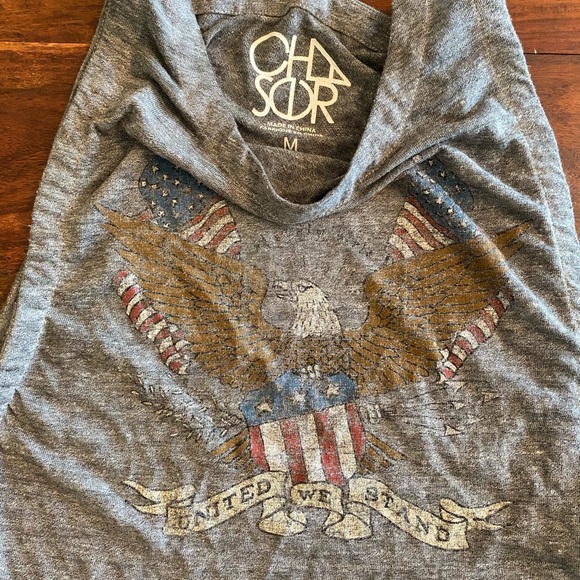 Chaser | Tops | Chaser American Flag Crop Top | Poshmark